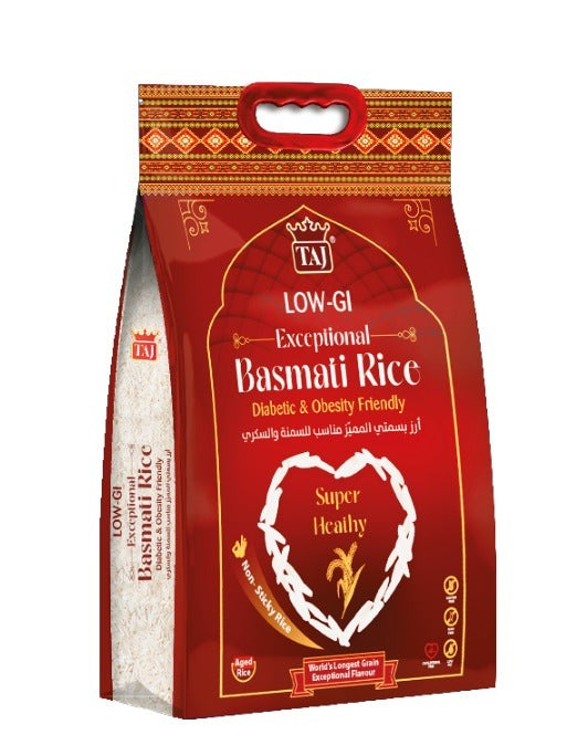 TAJ EXCEPTIONAL BASMATI RICE LOW GI 3.63kg