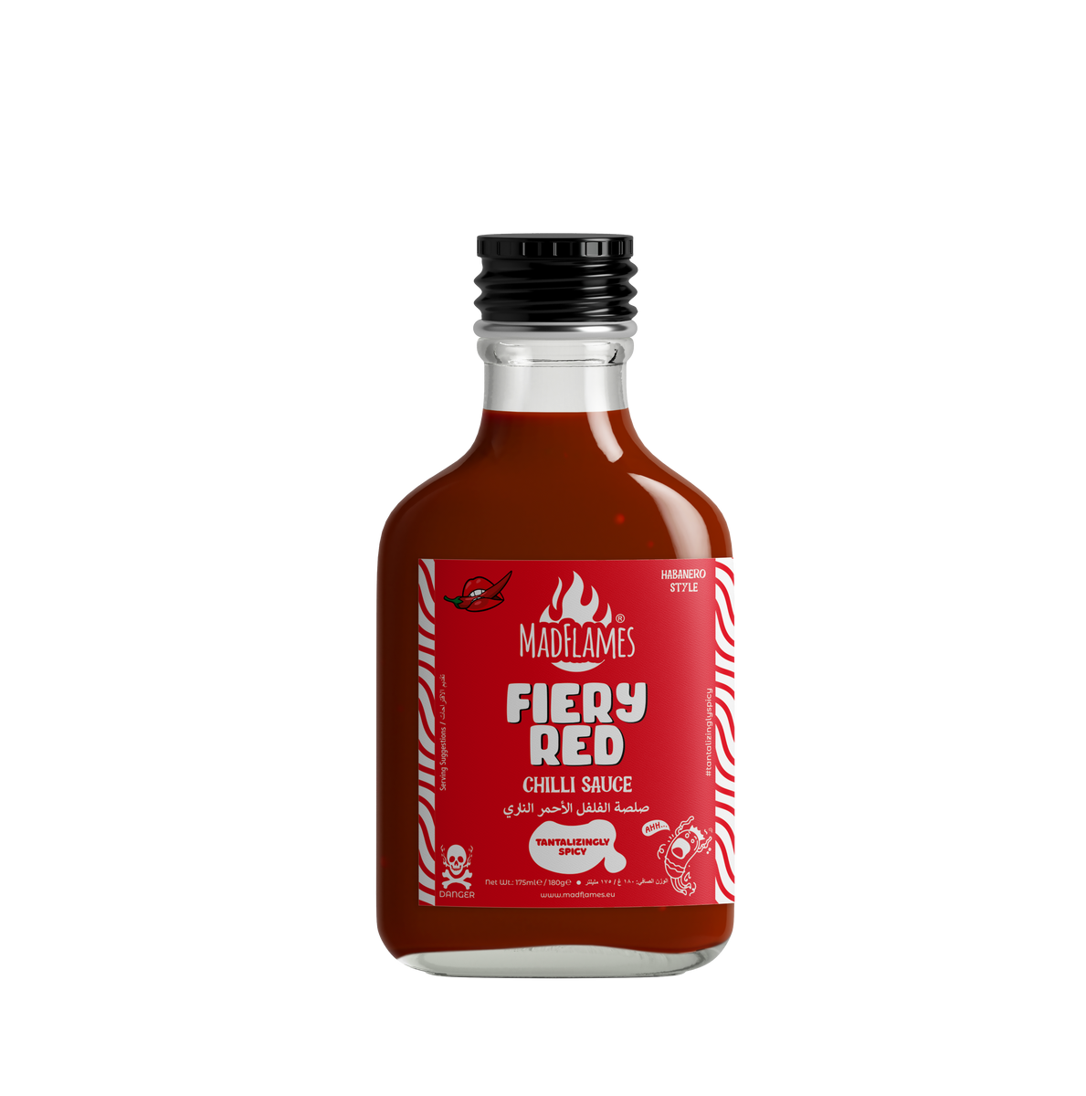 HOLY MAD FLAMES FIERY RED CHILLI SAUCE 180 GR – TAJ