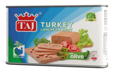 TURKEY LUNCHEON WITH OLIVE 190gr – TAJ