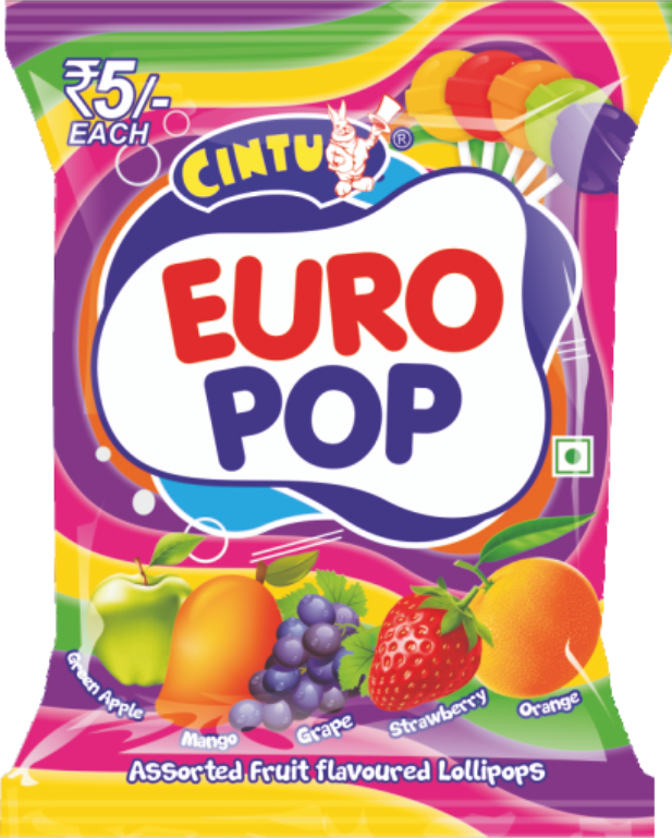EURO POP(ASSORTED FRUIT) 14GR*50PCS – TAJ