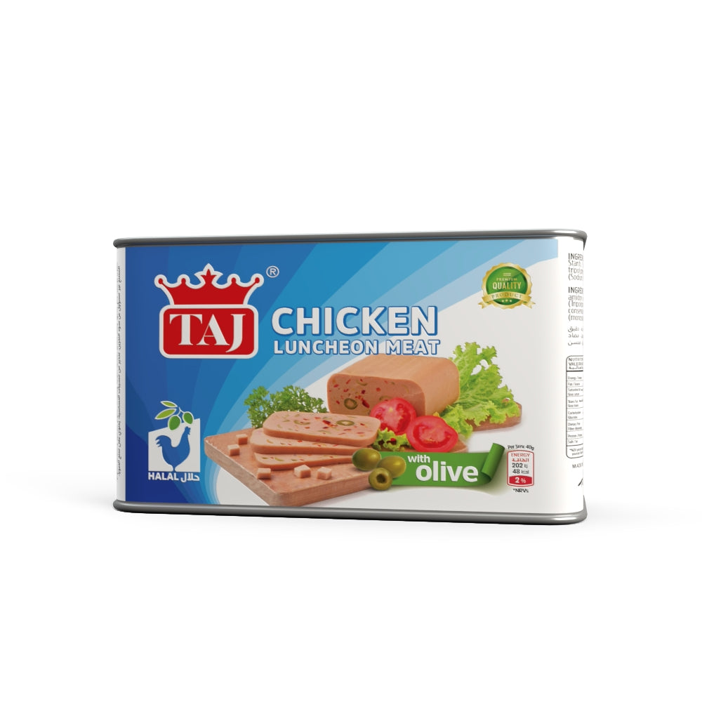 CHICKEN LUNCHEON WITH OLIVE 190 gr – TAJ